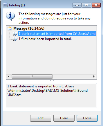 Solutions for AX DEV: BAI2 File format Advance Bank Reconciliation