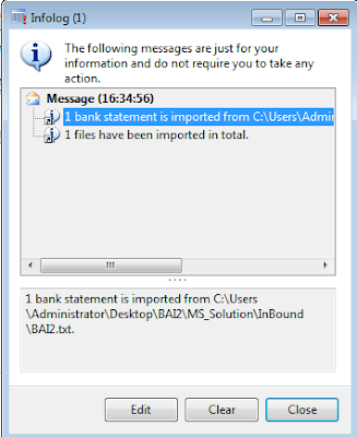 Solutions for AX DEV: BAI2 File format Advance Bank Reconciliation