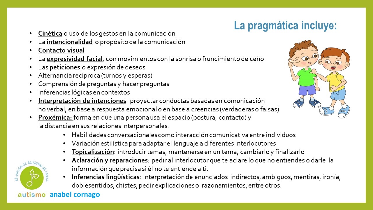 Qué es y cómo trabajar la pragmática - El Sonido de la hierba al crecer