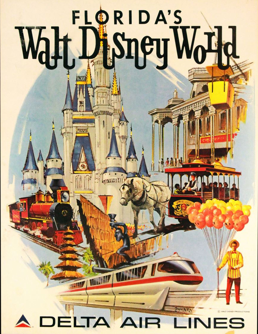 Vintage Disney Castle Posters