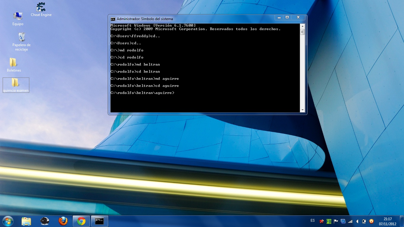 informatica: simbolo de sistema