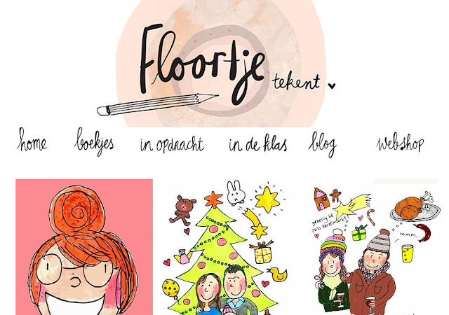 Blog van Floortje: Floortje tekent haar eigen website! floortjetekent.nl