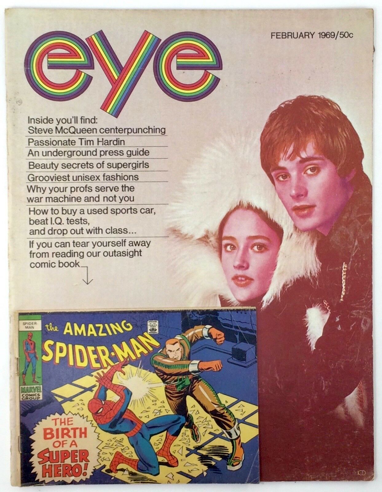 Time Capsule: Eye magazine with Marvel Comics insert/article, 1969