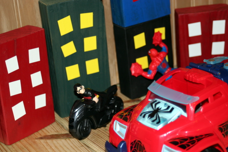 Greene Acres Hobby Farm: DIY Superhero Town