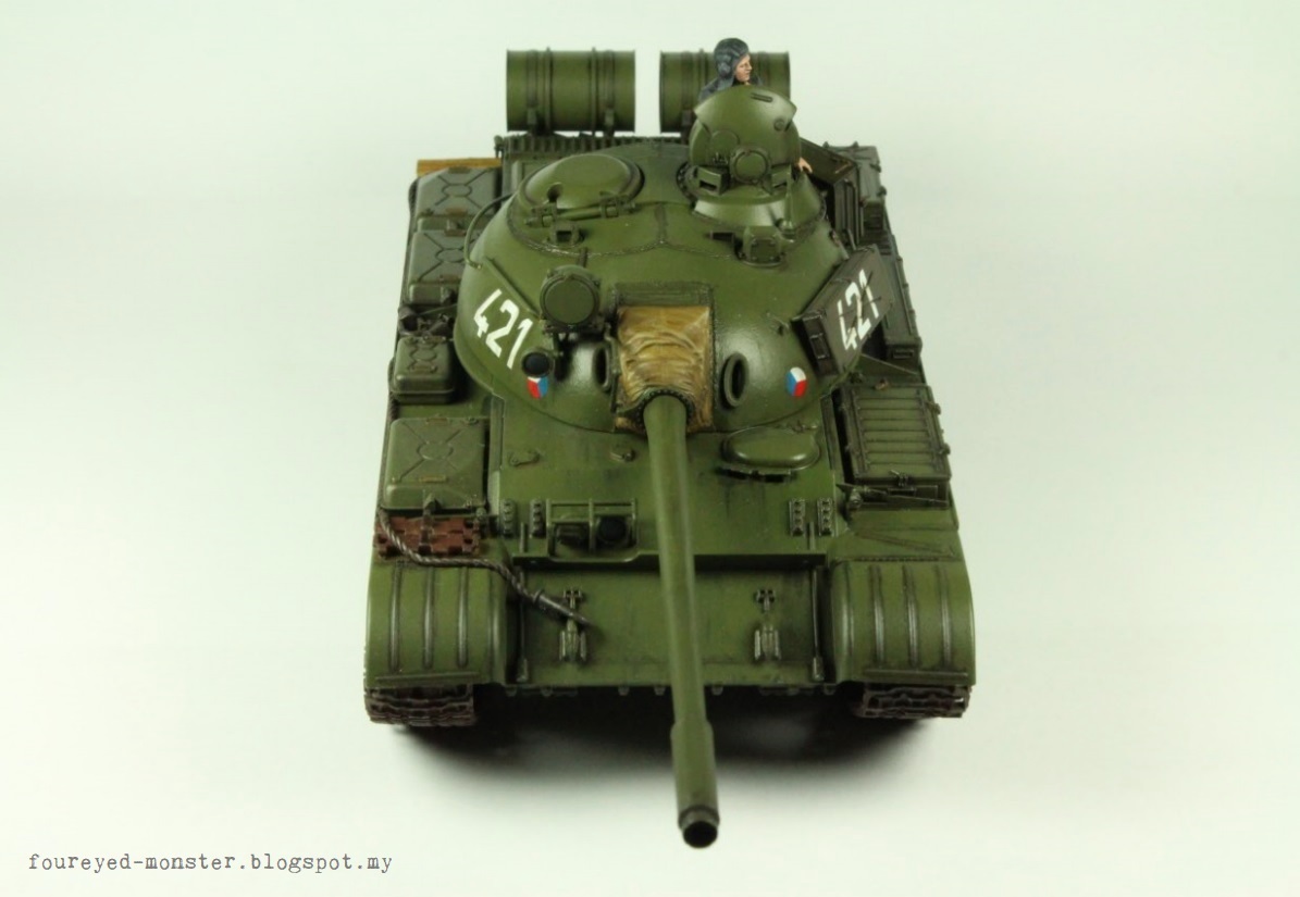 Art and Musings of a Miniature Hobbyist: Tamiya 1/35 scale T-55A Medium ...