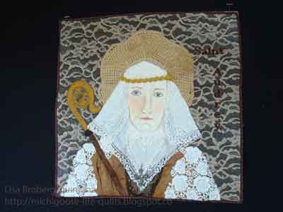 Michigoose's gander at quilts & life: Art and Old Lace: St. Audrey