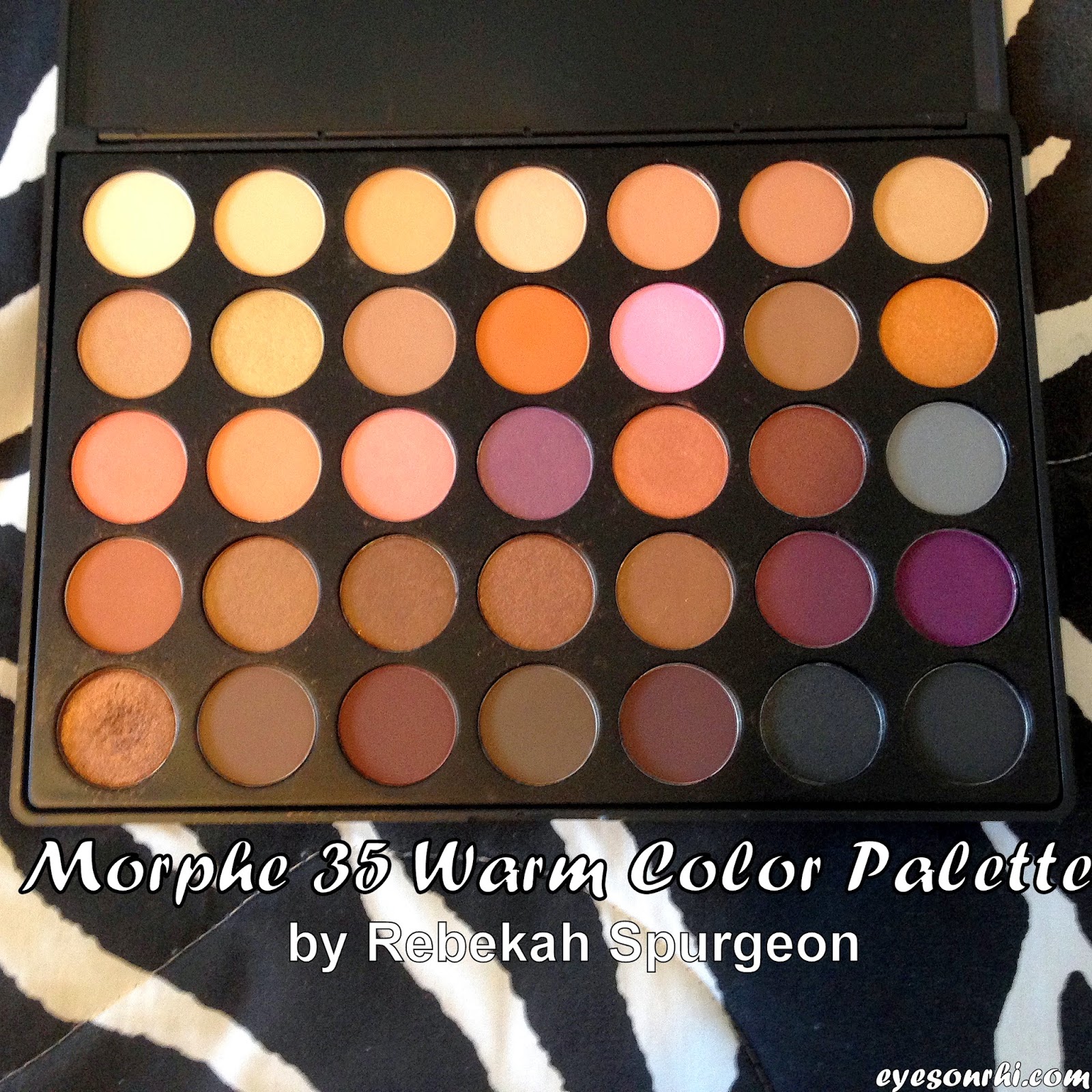 Keep Your Eyes On Rhi: Guest Post: Morphe 35 Warm Color Palette Review