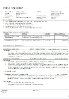 Psw Resume Sample
