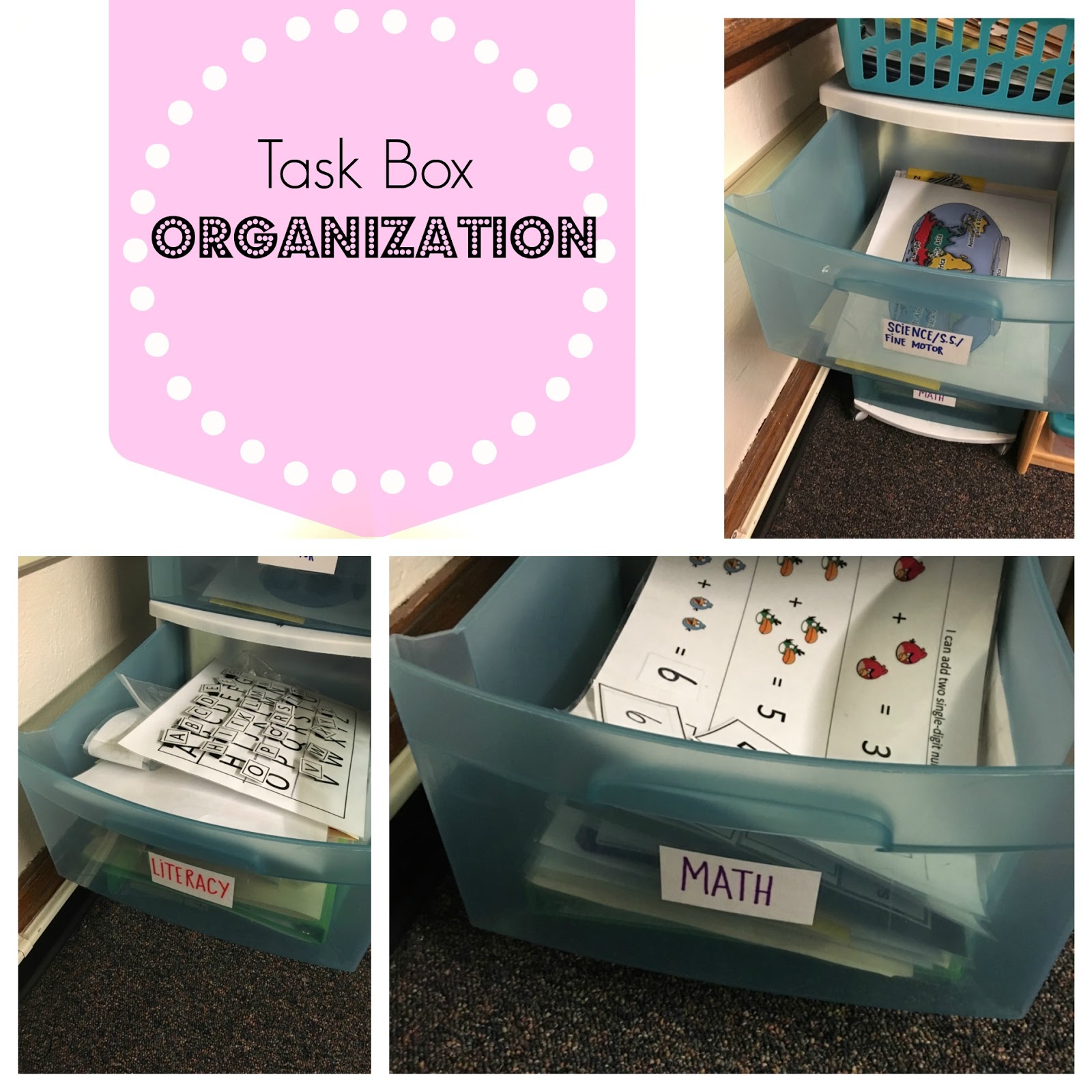 Little Miss Kim's Class: Task box/ independent work time organization ...