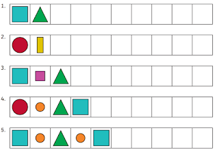 Year 2 Iveson Blog: 25th June- Maths Repeated Patterns