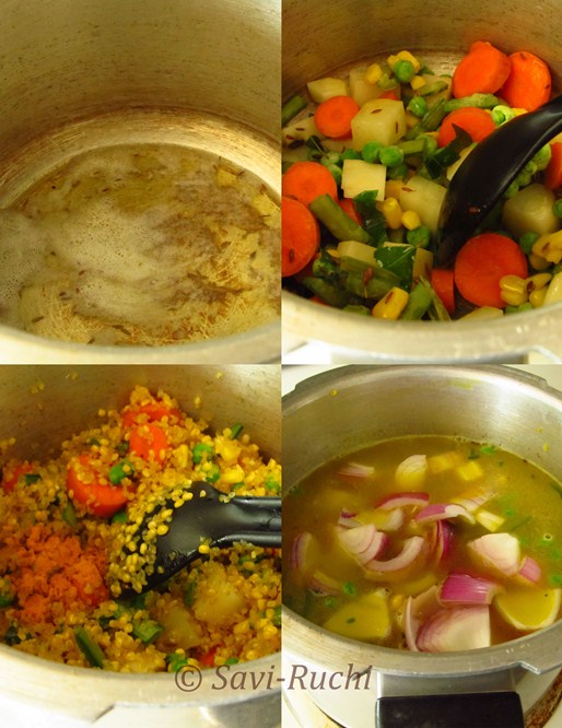 Savi-Ruchi: Daliya Khichdi/Broken Wheat Khichdi: Beginner series