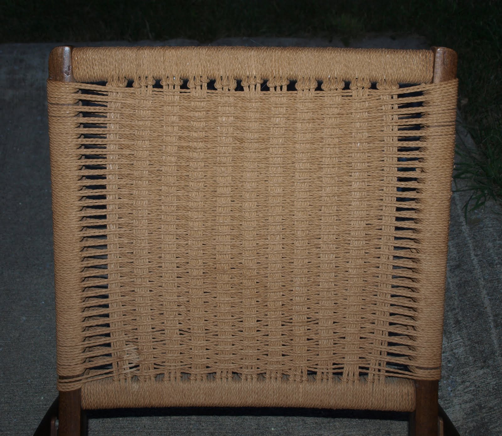 Funky Home Finds: For Sale: Wegner Style Danish Modern Paper Rope Cord ...