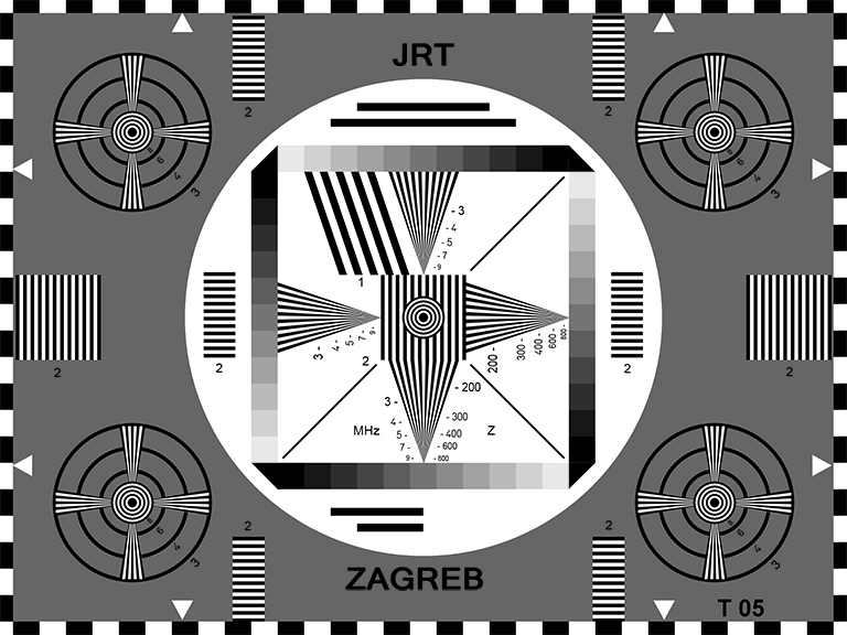 JRT nostalgija: REPLIKE TEST SLIKA - TV Zagreb