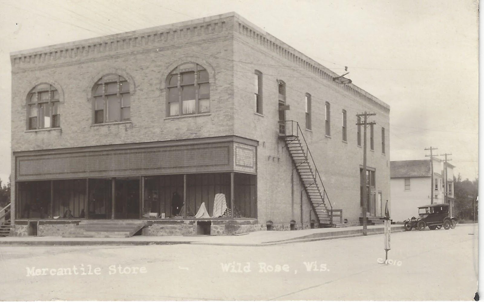 Pieces Of Wild Rose Wi Area Genealogy And My Own Wild Rose Mercantile With Outside Steps