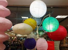 Benang Jahit dan Balon Yang Dirubah Menjadi Lampion Benang...Ide ...