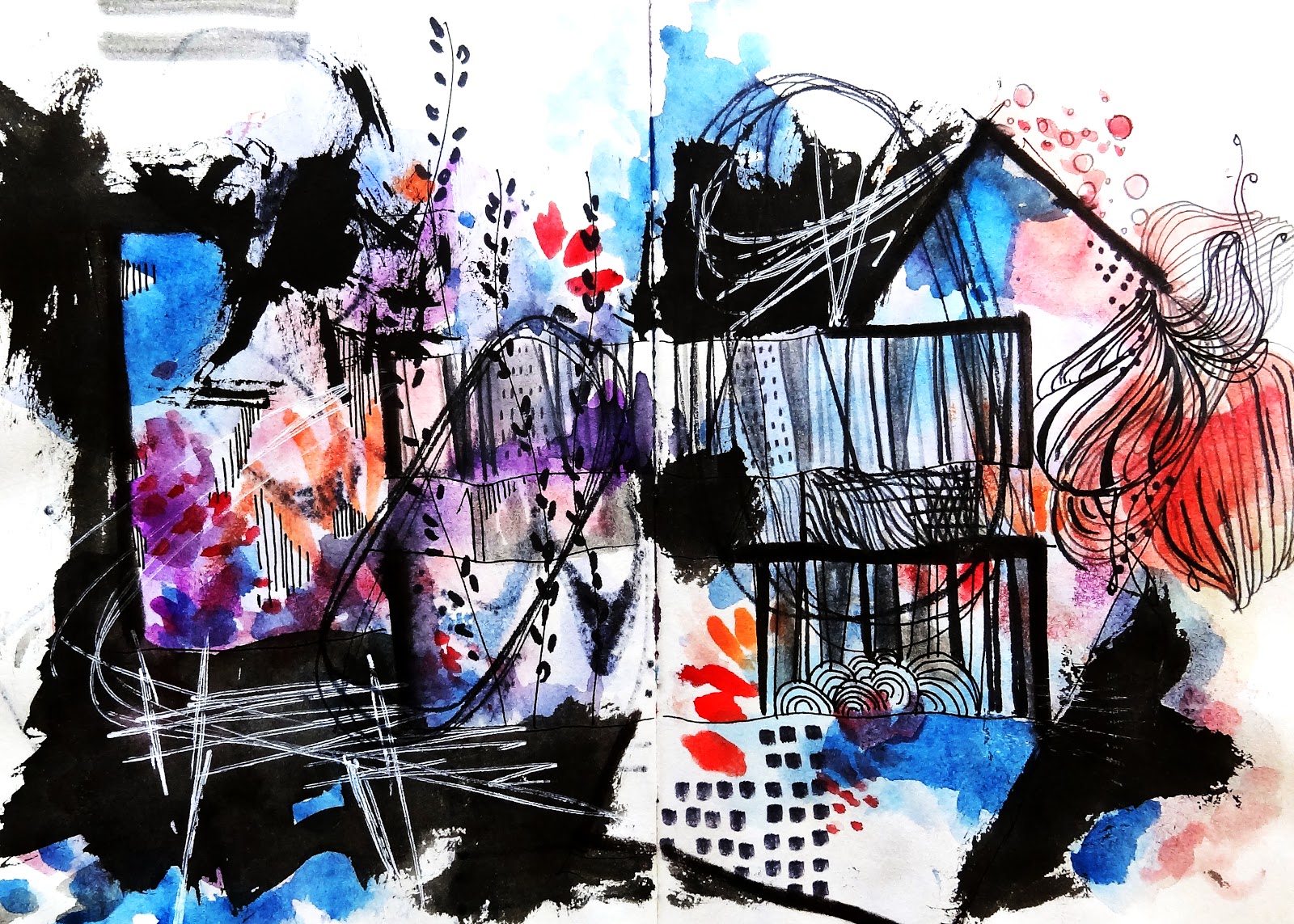 BOOK OF FRAGMENTS | ART SERIES ( ABSTRACT ILLUSTRATIONS L1 - O1 ...