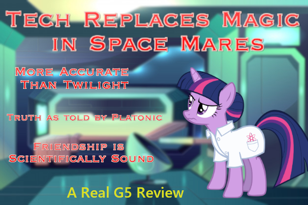 Equestria Daily - MLP Stuff!: Editorial: Tech Replaces Magic in Space Mares