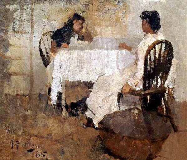 Gurney Journey: Frank Bramley's "Domino!"