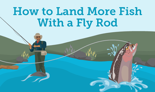 How to Land More Fish With a Fly Rod #Infographic - Visualistan