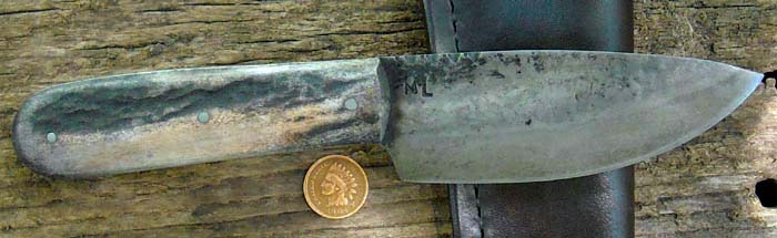 ML Knives Blog: Hunting and skinning knife with vintage Frontier Style