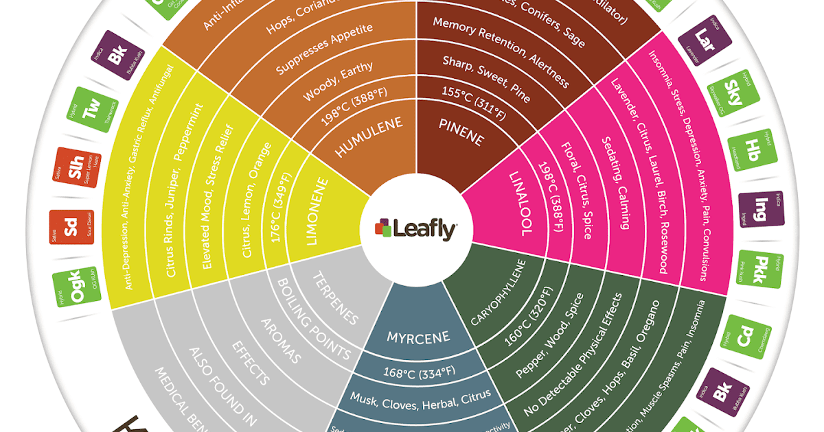 420 Macedonia: Уште нешто за терпените... Да повториме за најпознатите ...