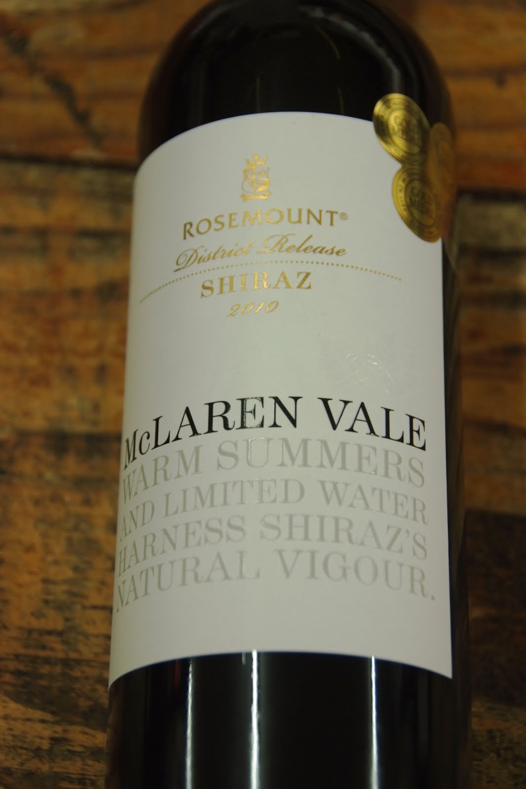 OUTSTANDING WINES .... : Rosemount 2010 District Release McLaren Vale ...