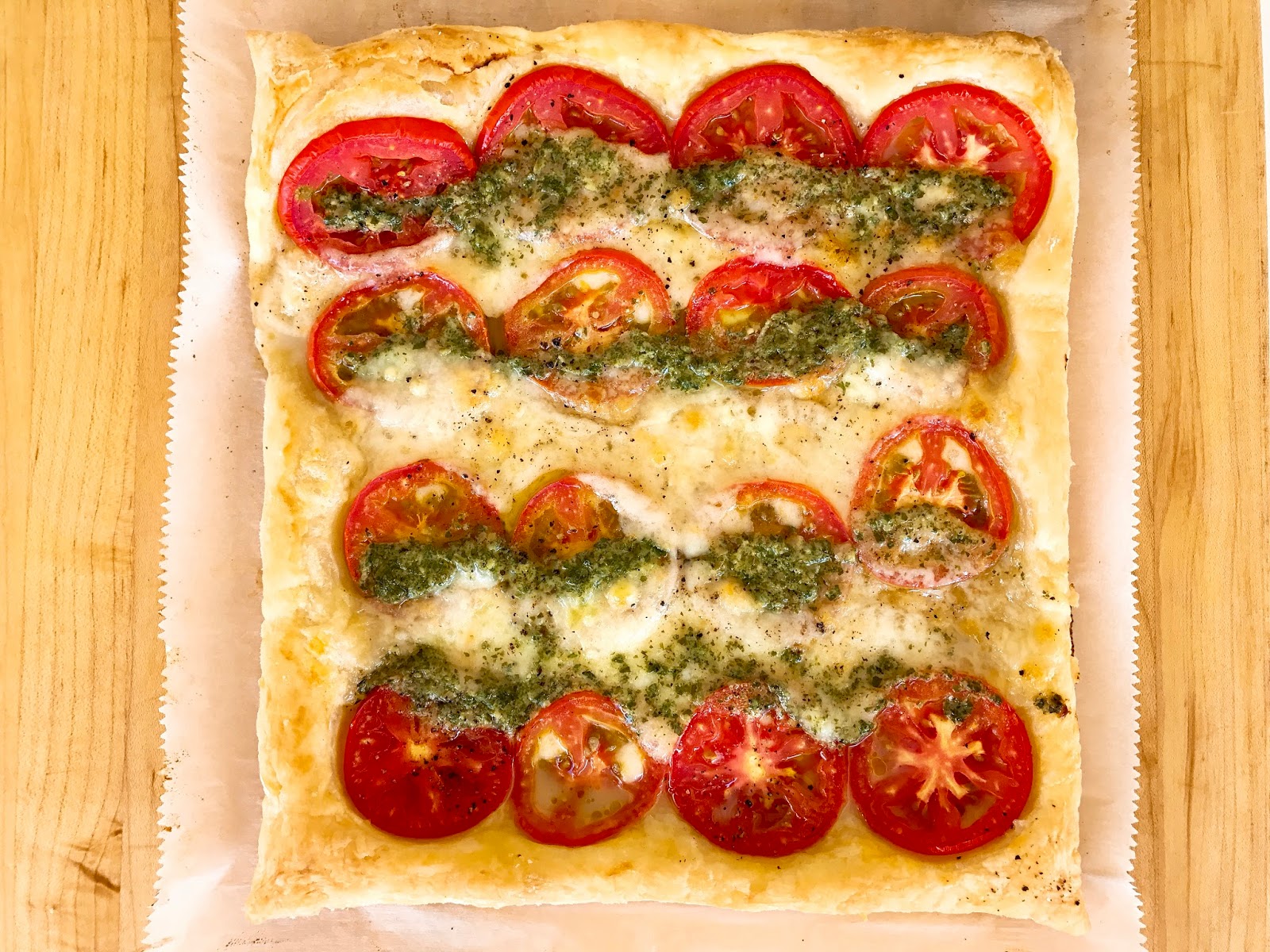 Easy Caprese Tart