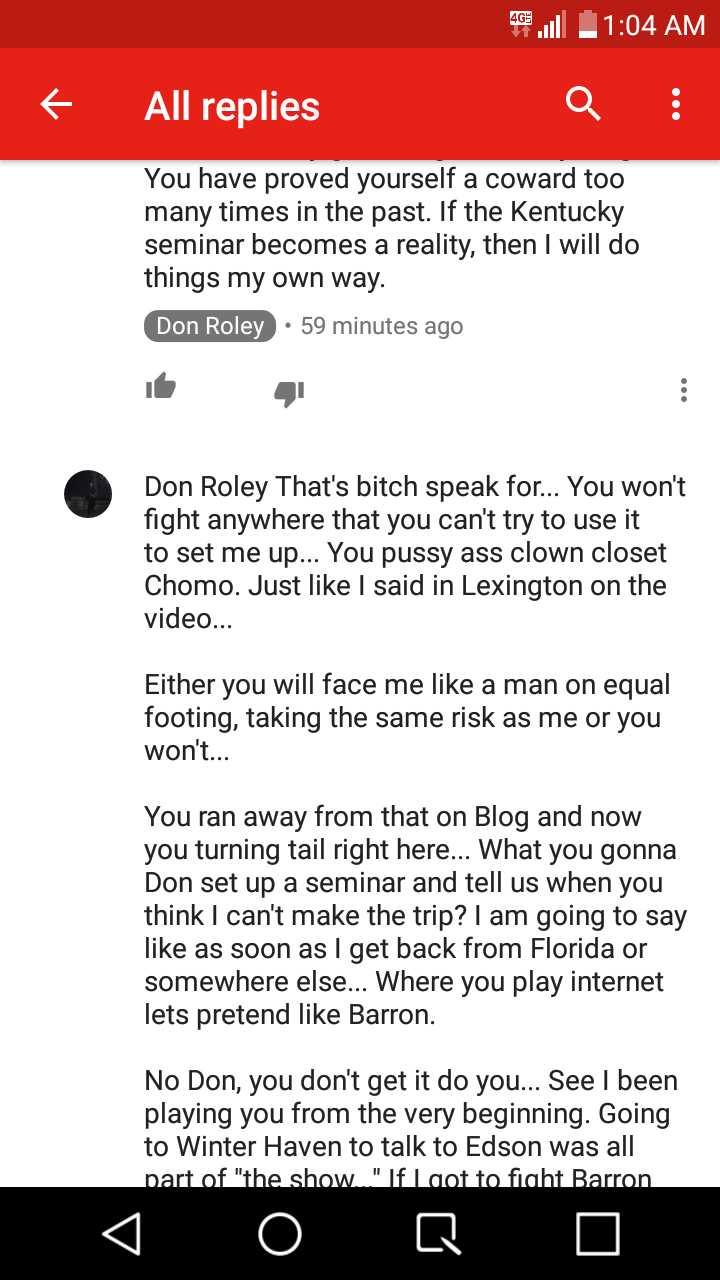 Black Dragon Ninjitsu: I am done talking... Don Roley