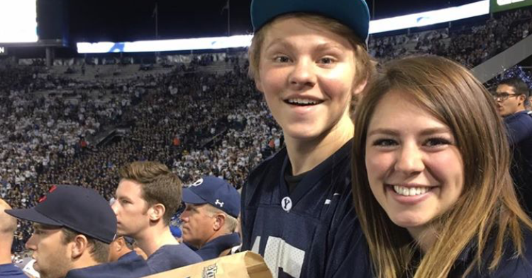 THOMPSON FAMILY: Jayden's First BYU Football Game