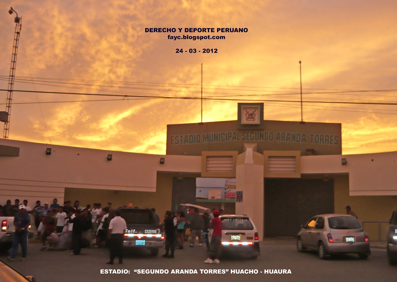 DERECHO Y DEPORTE PERUANO: ROBO EN EL ESTADIO "SEGUNDO ARANDA TORRES ...