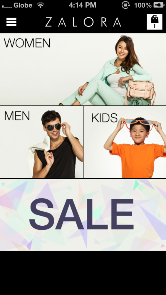 EASY MOBILE SHOPPING WITH ZALORA IPHONE APP - Swirls and Scribbles - A ...