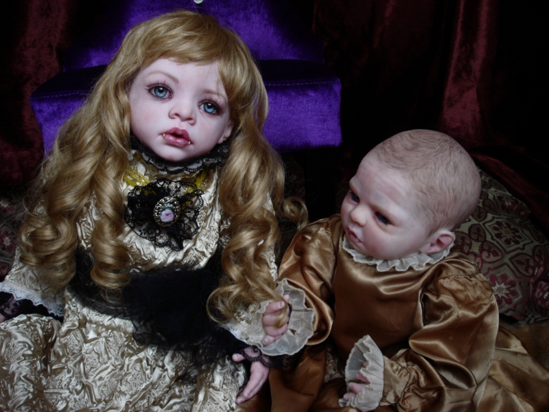 Anya's Originals Reborns and OOAK Art Dolls: Gothic Vampire girl ...