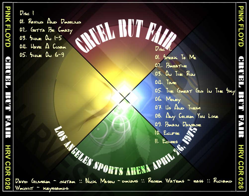 PINK FLOYD: BOOTLEG: Pink Floyd: Cruel But Fair