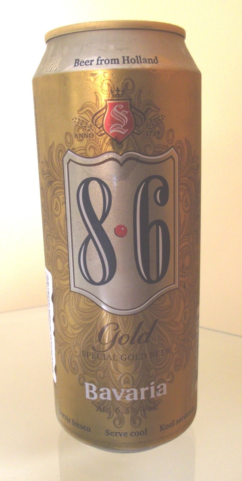 O Colecionador de Latas: Cerveja Bavaria 8.6 Gold - Holanda