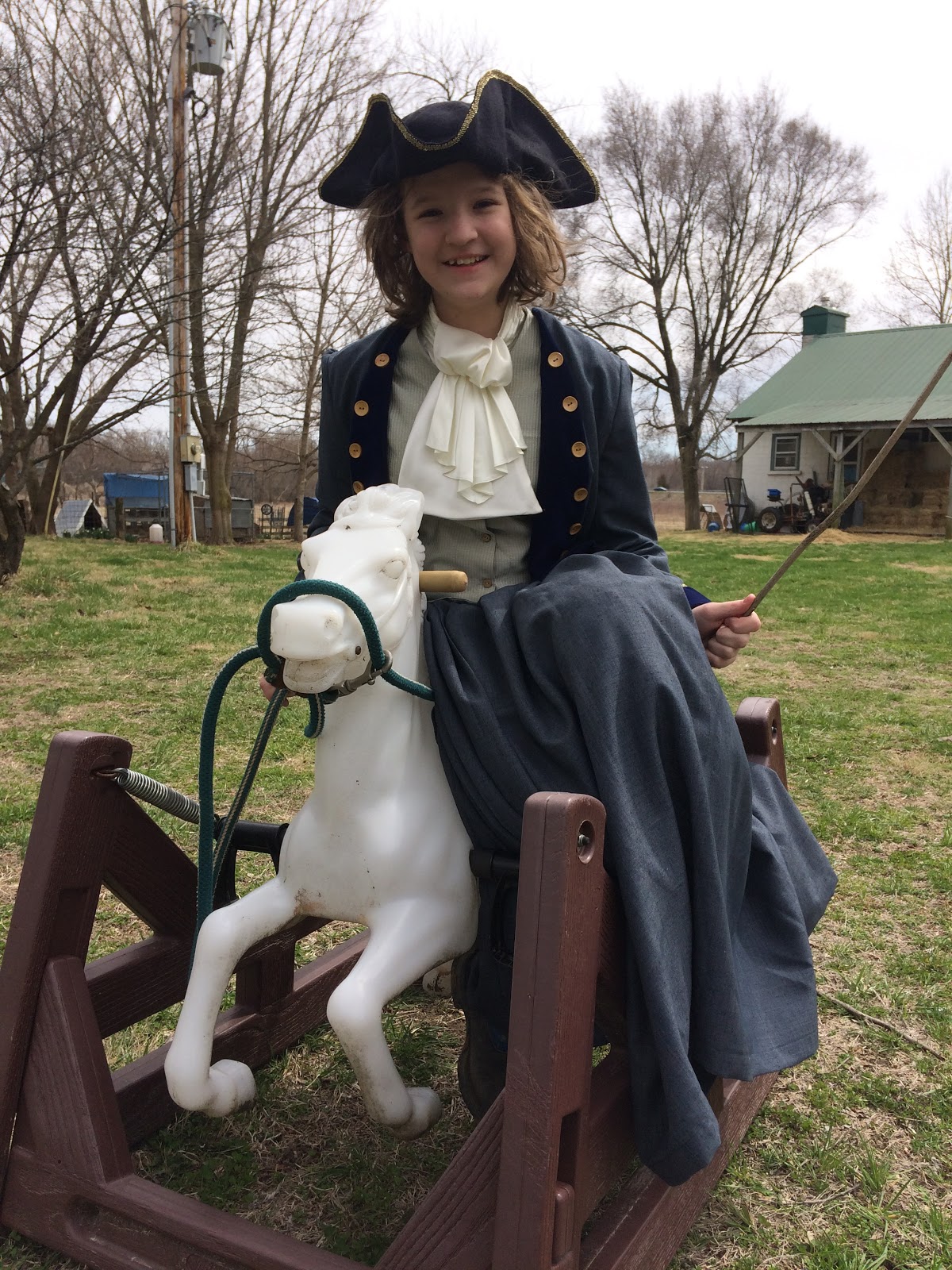 The Sewing Goatherd: A Riding Habit for a Female Paul Revere