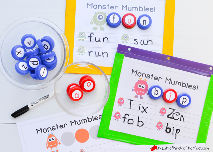 Monster Mumbles Phonics Game and Free Printable to Make Learning Fun ...