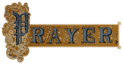 The Illuminated Word, "Prayer" for Webpages | Christian Clip Art Review