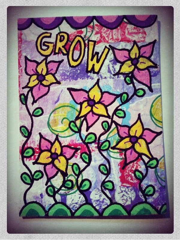 Caatje's Artsy Stuff: The Big ATC Tutorial - part two - drawing with ...