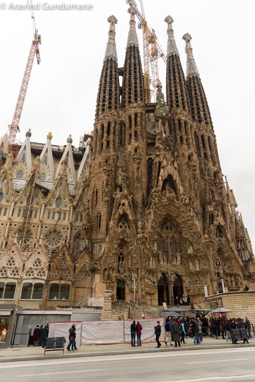 Treks and travels: Sagrada Familia - A large incomplete church in Barcelona
