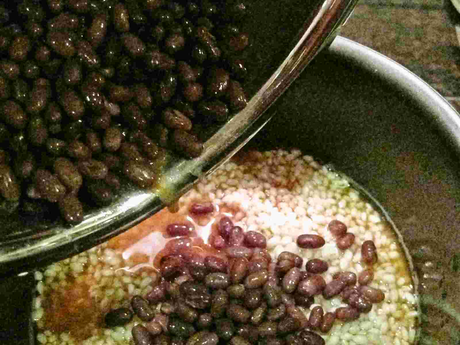 Recipes for Tom: Sekihan / steamed sweet rice with azuki beans (rice ...