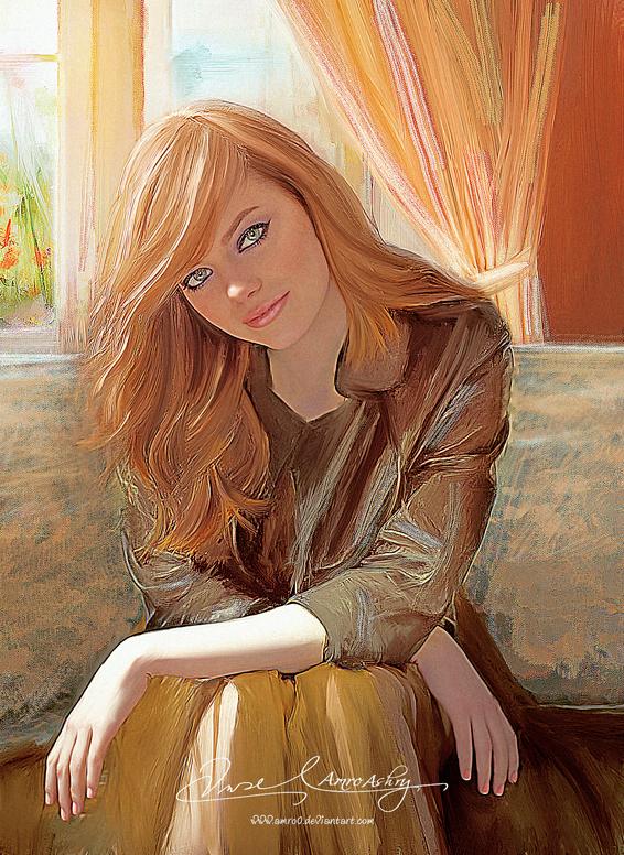 Maher Art Gallery: Digital Portrats by Amro Ashry