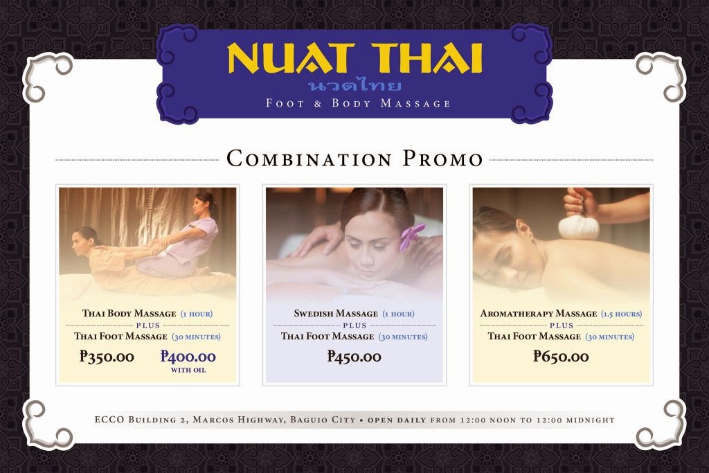 Pinoy Roadtrip: BAGUIO: Where to get a Good Massage: Nuat Thai Baguio Review