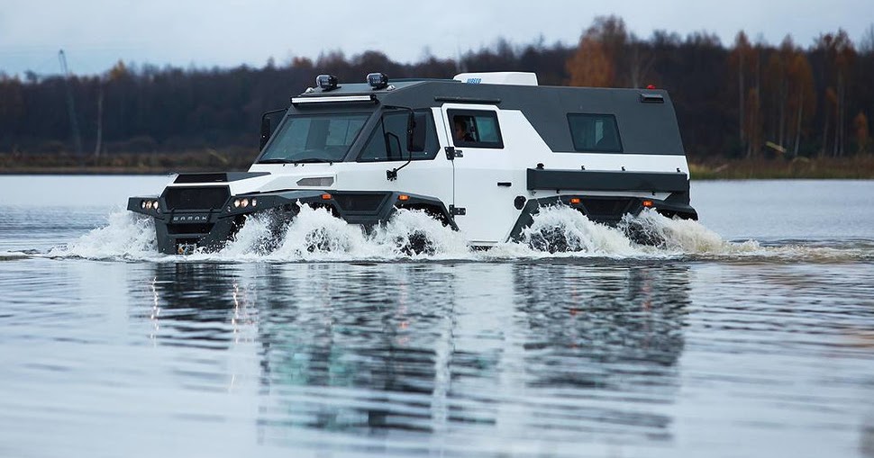 4 X 4 / OFFROAD : දිය ගොඩ සැමතැන සැරිසරන රුසියානු යෝධයා