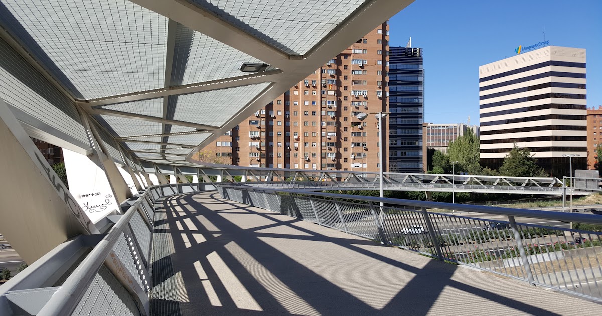 The Happy Pontist: Spanish Bridges: 1. Paloma Footbridge, Madrid