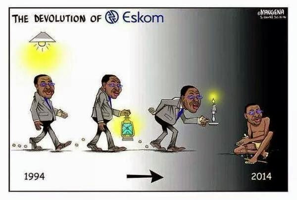 South African Jokes: [FWD: The Devolution of Eskom]