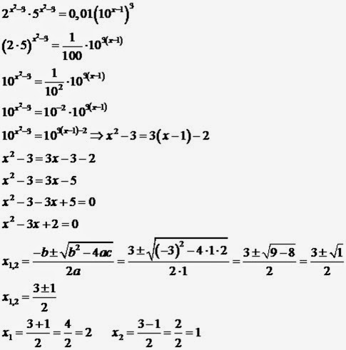 Matematika za poneti: Eksponencijalne jednačine – primer 3