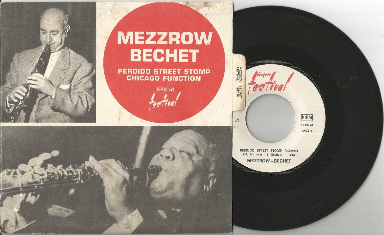 Juk-Box-EP-45.T: Milton Mezzrow & Sidney Bechet