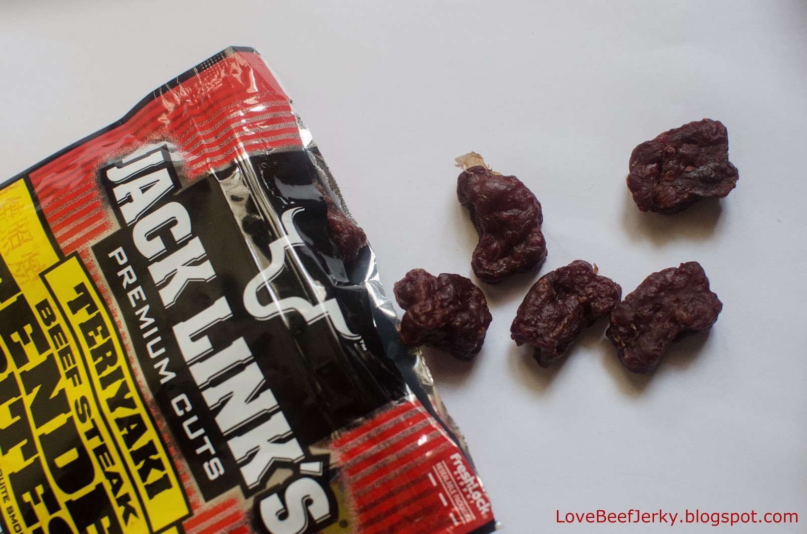 Love Beef Jerky: Jack Link's Teriyaki Beef Steak TENDER BITES