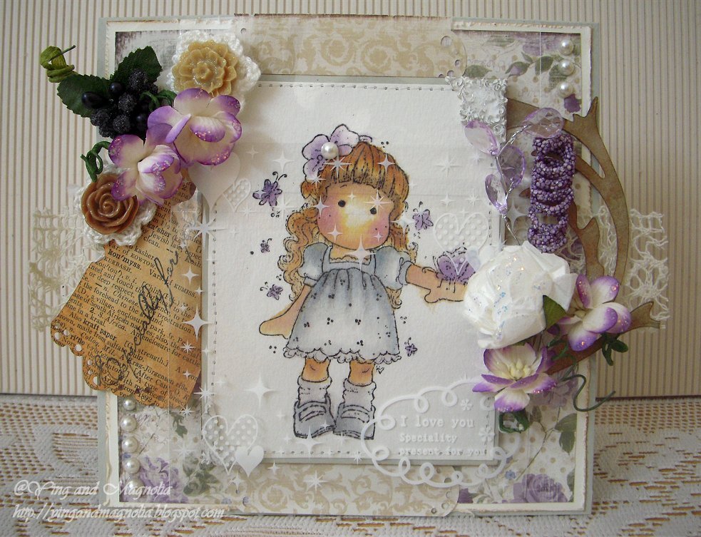 Ying and Magnolia: Magnolia card: Especially for You