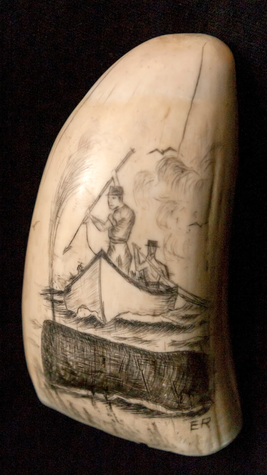 NEW SAVANNA: Scrimshawed whales's tooth (by my uncle, Erik "Rune ...